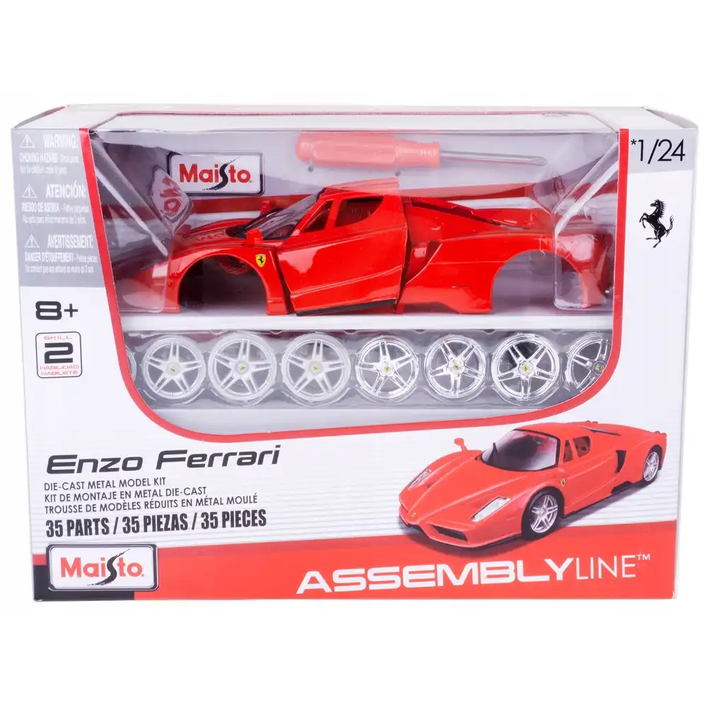 Maisto - Ferrari Enzo Assembly Kit 1/24 Die Cast Model - 39964
