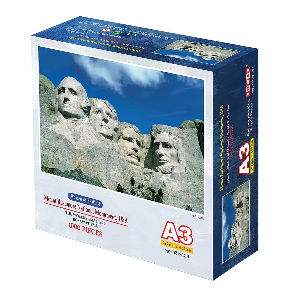 Tomax - Mount Rushmore National Monument In USA Mini Puzzle 1000 Pieces ...
