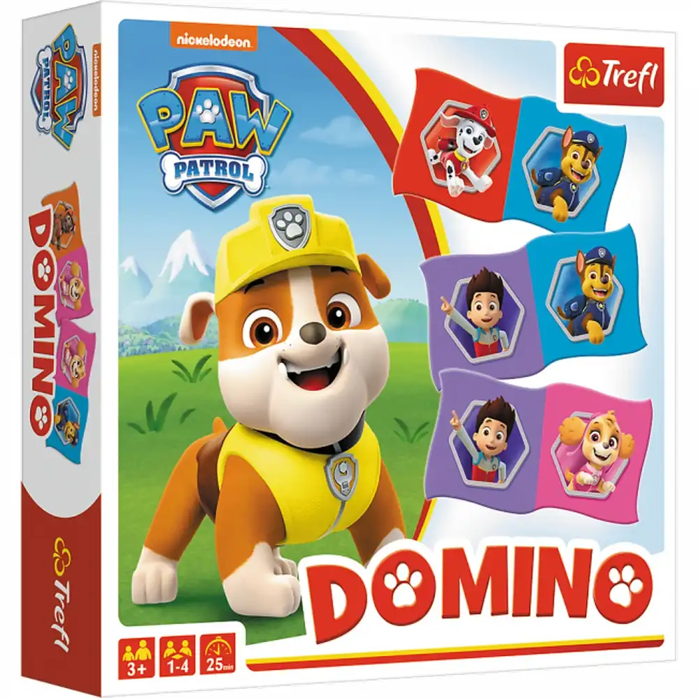 Trefl - Paw Patrol Domino Board Game - 1895