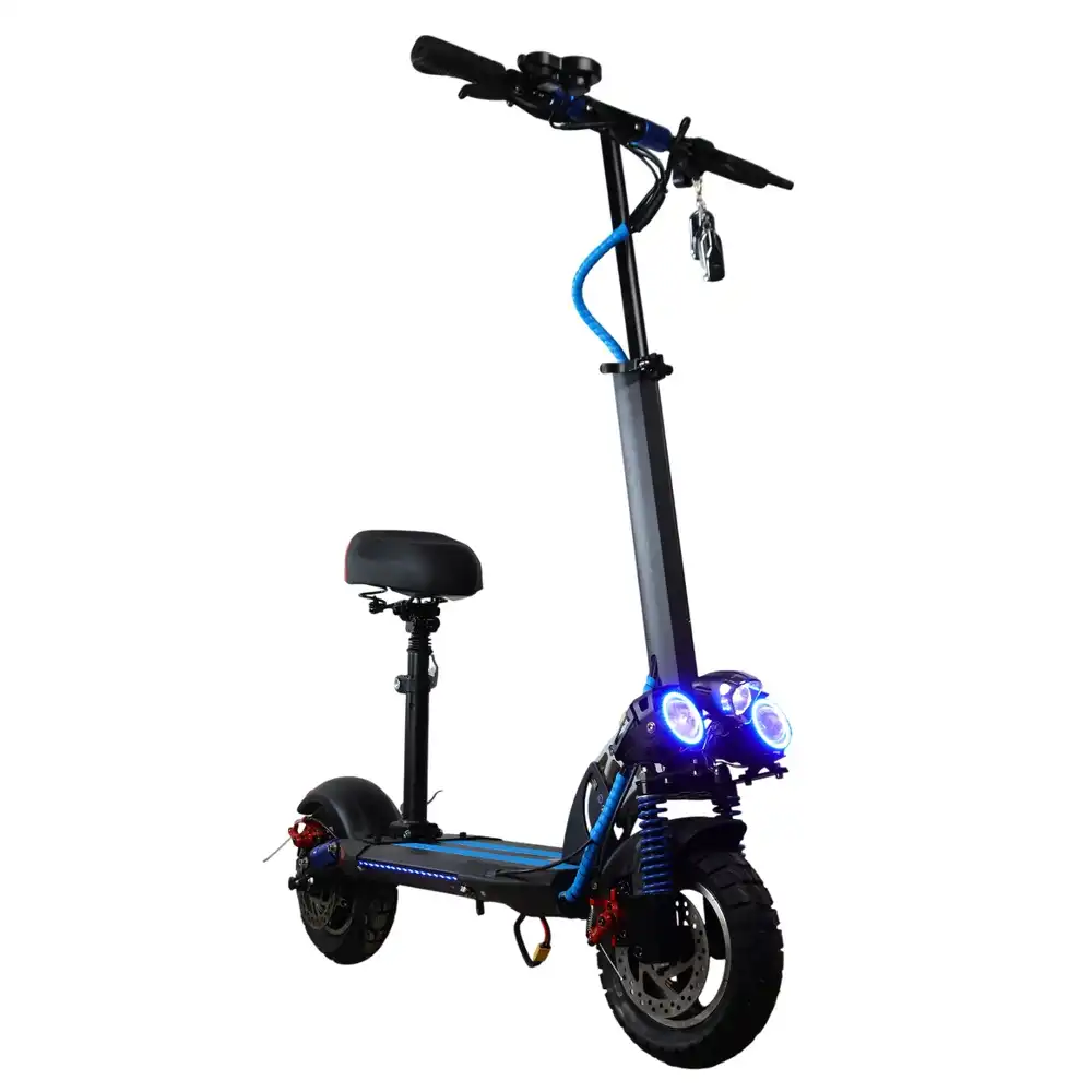 Reggie Flodable Electric Scooter with Key Remote 36V - Blue - Egha24JL-013