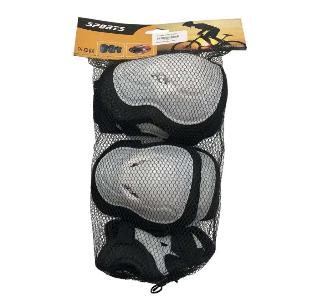 Knee and Elbow Safety Sets - Black - 033B