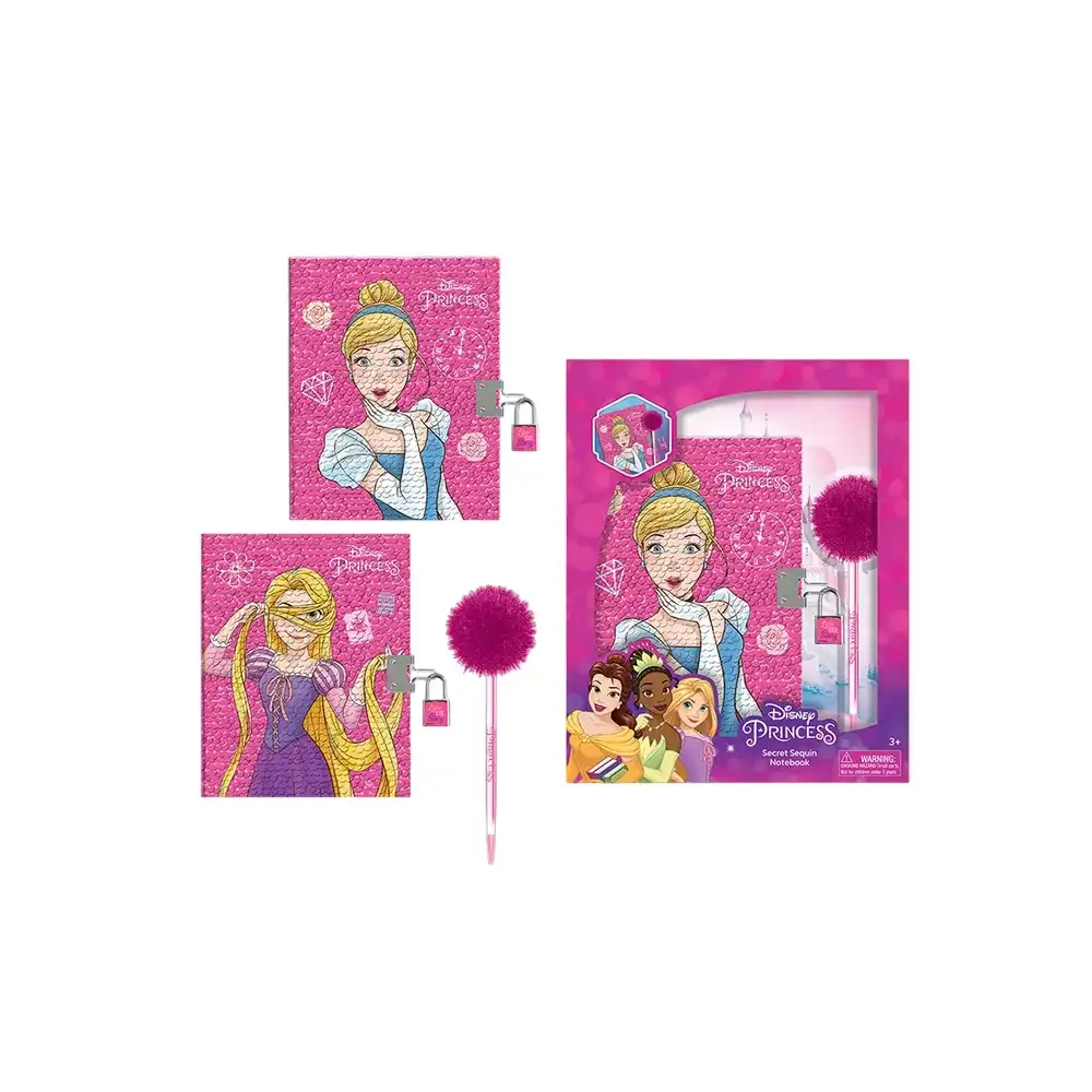 PRINCESS Secret Sequin Notebook - FK-PRN-2206