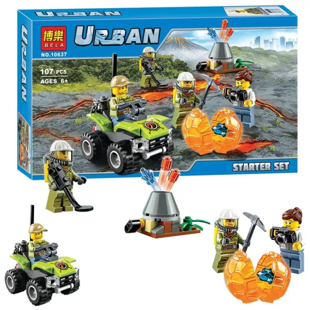 Lego - Volcano Explorers With Vehicles - 5700