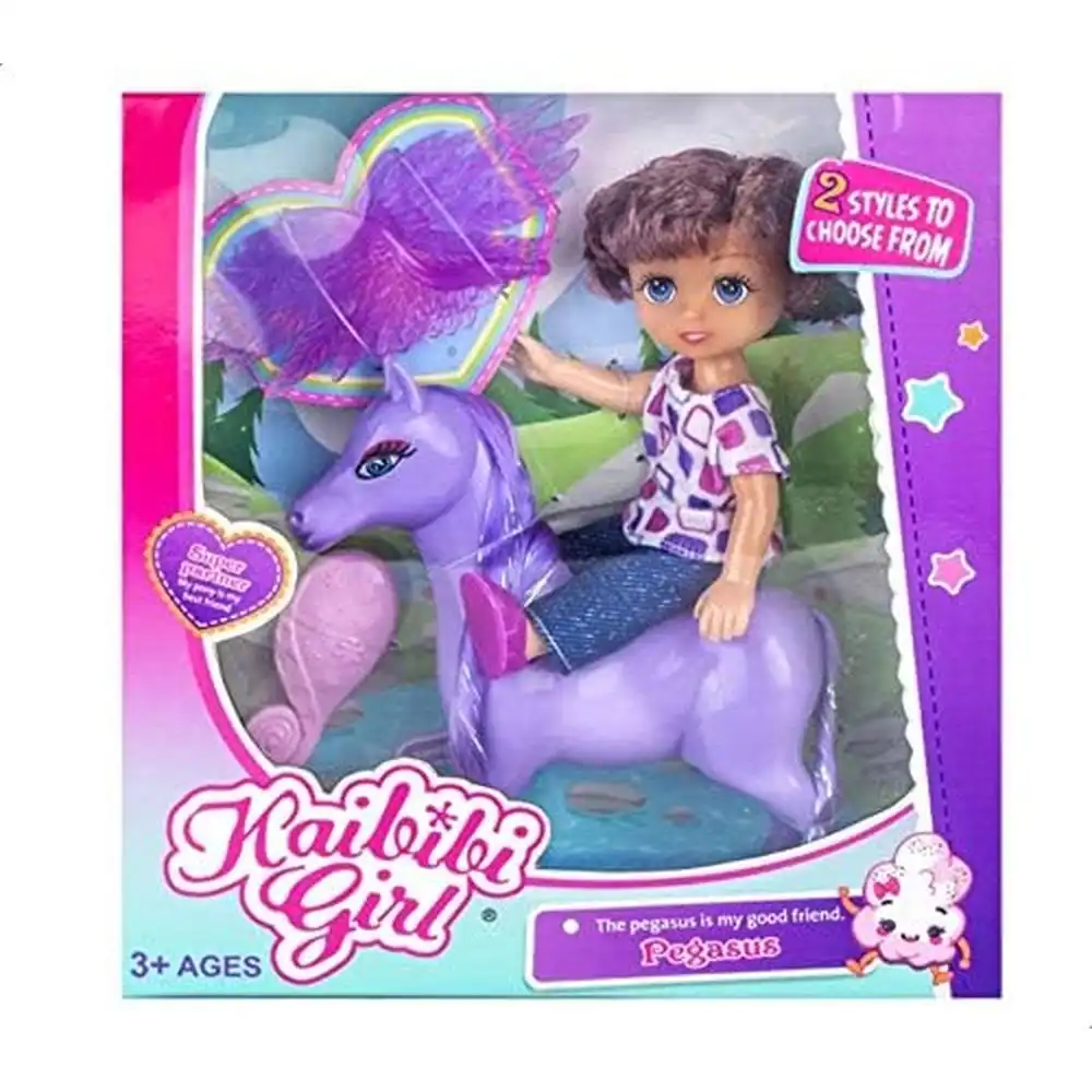 Kaibibi Girl Pegasus Unicorn - BLD237