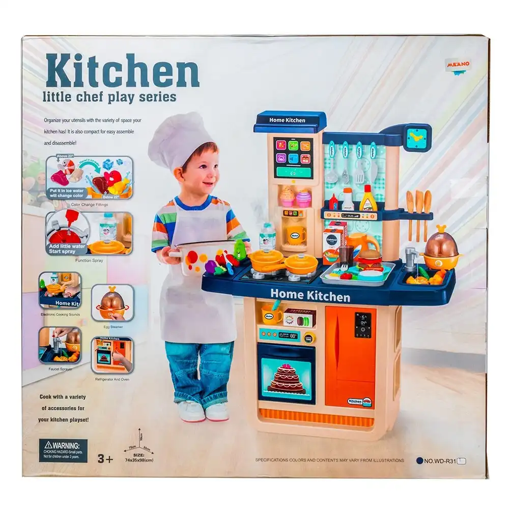 Little Chef - Talented Chef Spraying Kitchen Toy Series 54 Pieces - WD-R31