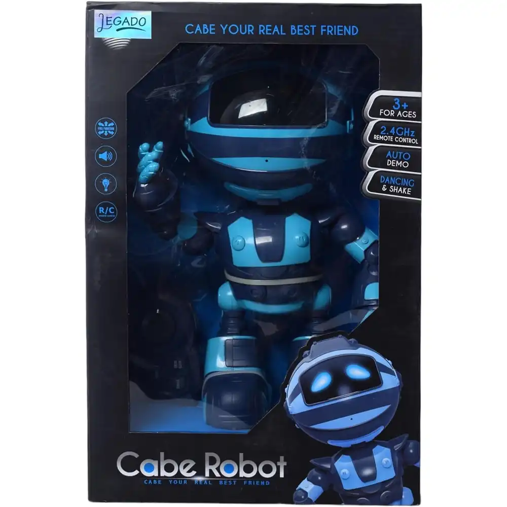 Cabe Your Best Friend Blue Robot with Remote Control - 2028-80B