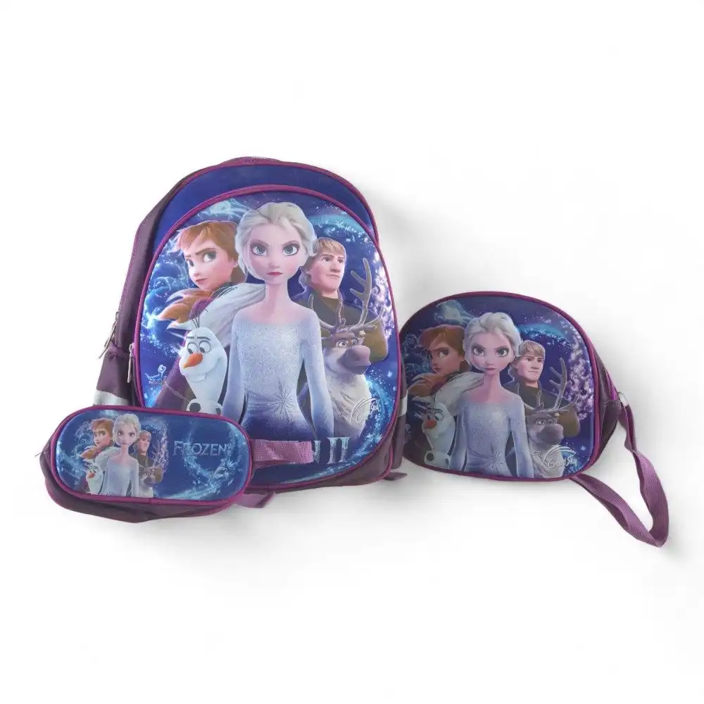 Disney Frozen 2 School Backpack with 2 Bags 17 inch