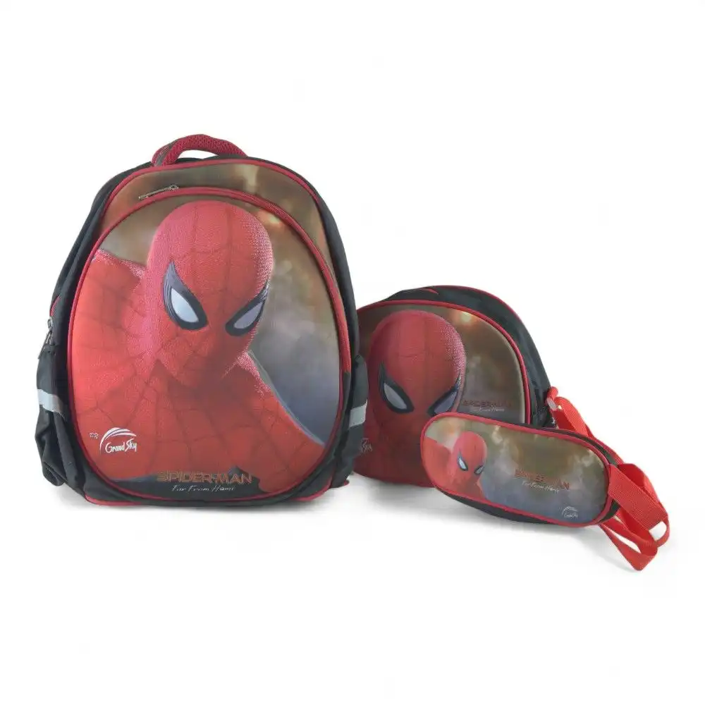 Spider Man School Backpack with 2 Bags 17 inch - GS17-B