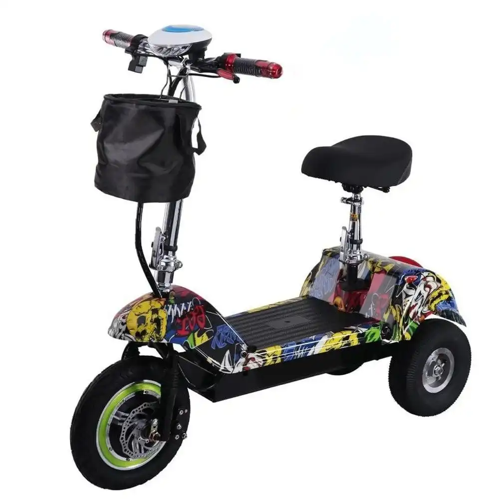 Caster Electric Rides on Scooter with Basket 24V - Colorful Joker - BD ...