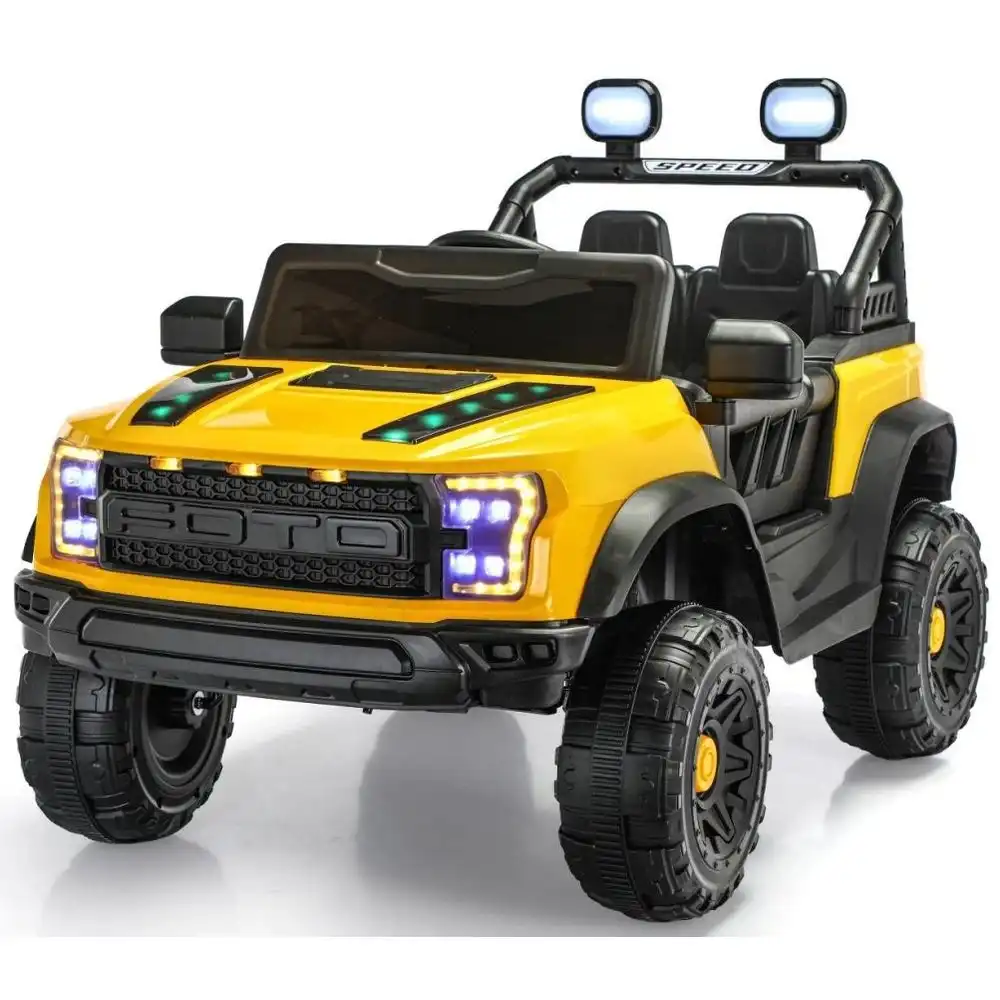 Cobra Electric Rides on Car for Kids with Remote Control - Yellow - HF-901