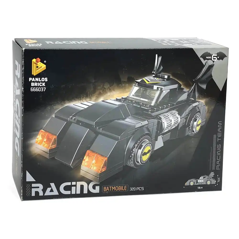 Batman Superhero Batmobile Racing Car Building Blocks 320 Pieces - 666037