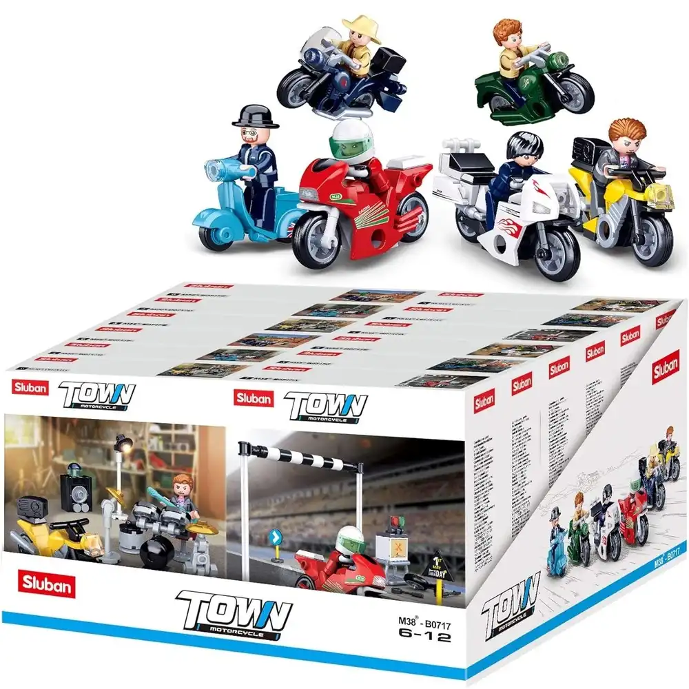 Sluban - Town Motorcycle Collection Bricks Sets (Different Models ...