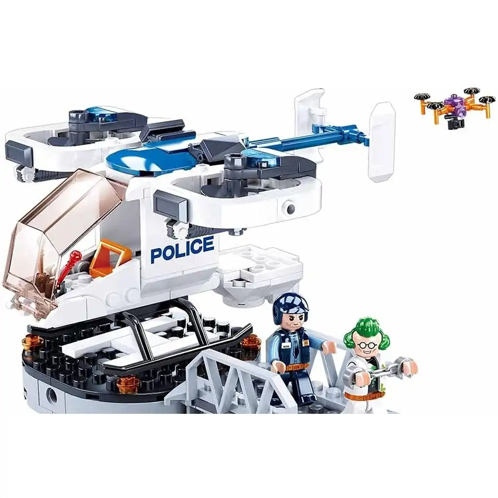 Sluban - Police Armored Transport Helicopter 161 Pieces - M38-B0823