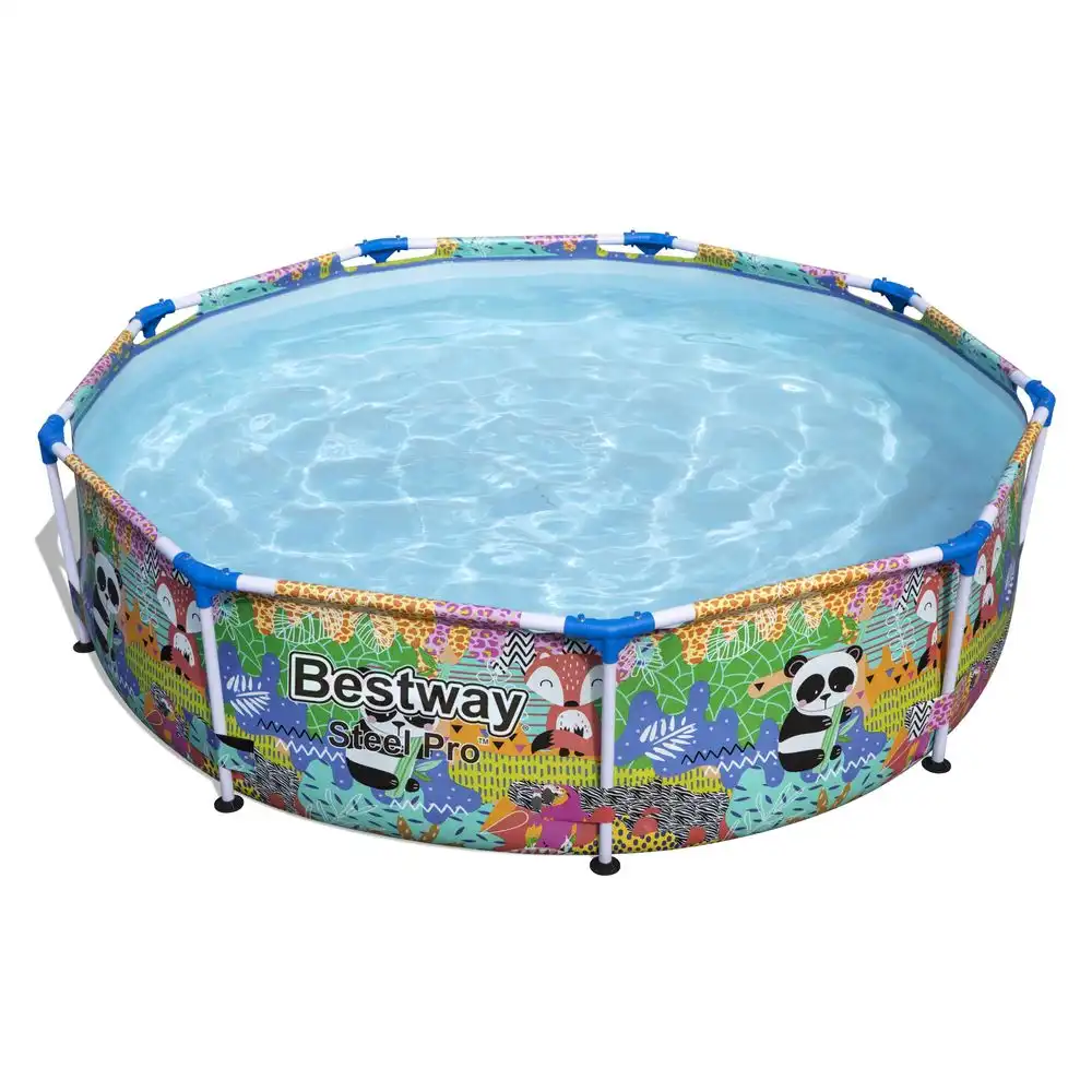 Bestway - Steel Pro Frame Pool Without Pump Colorful Panda And Fox ...