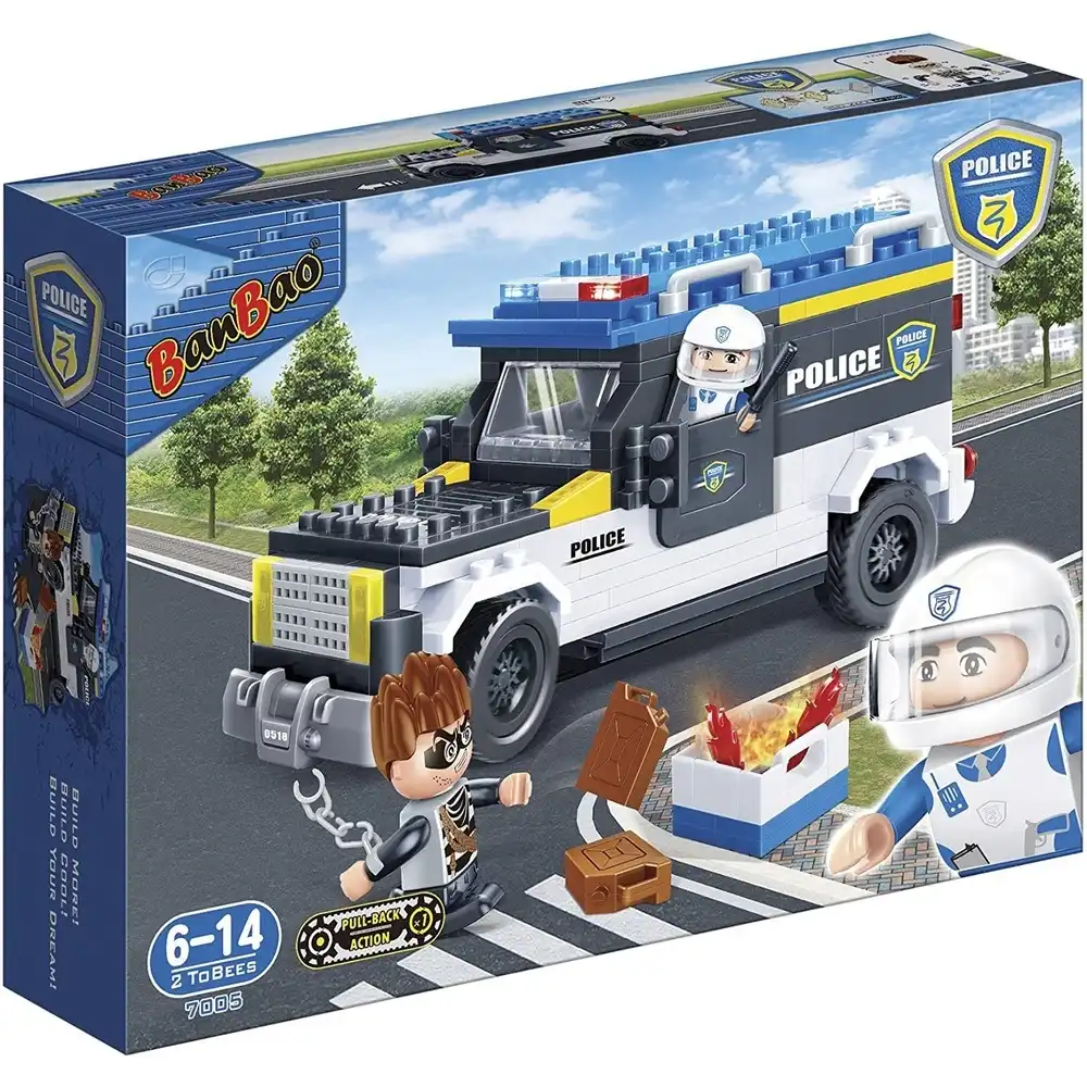 Banbao - Police Hummer Van 242 Pieces - 7005