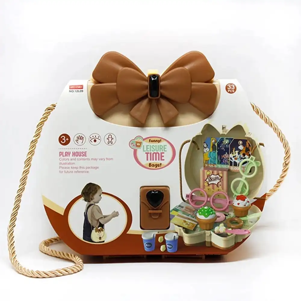 Funny Leisure Time Bag with Accessories and Food 34 Pieces - 12L09